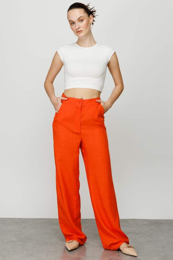 Nature Palazzo Oranj Pantolon - Hooopstore