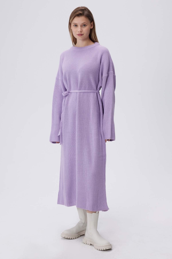 TRİKO ELBİSE - FUŞYA Elbise Hooopstore